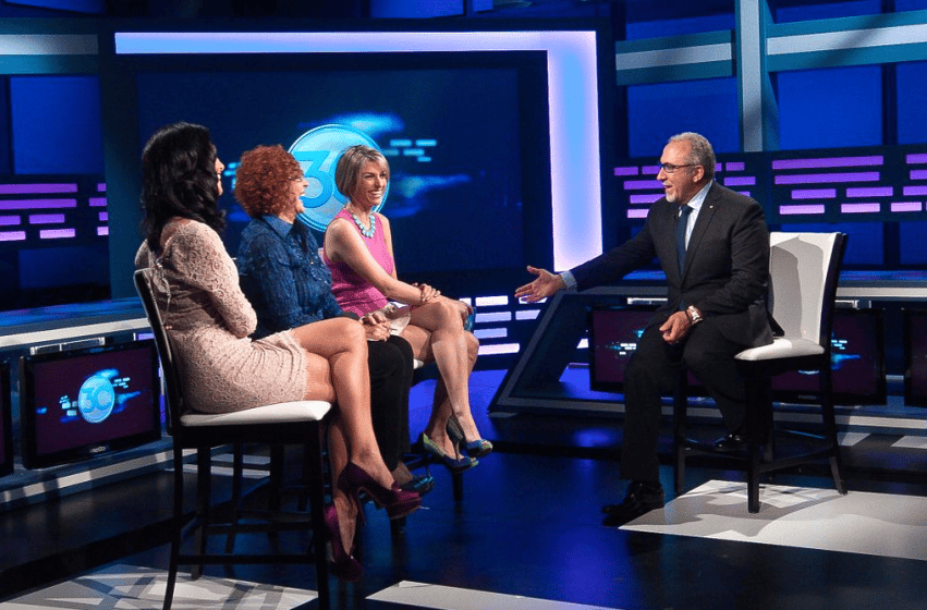 set design company sample of interview set - Ball Media - Miami Video ...